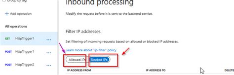Api Azure Apim Is Restricting All The Ip Addresses Stack Overflow