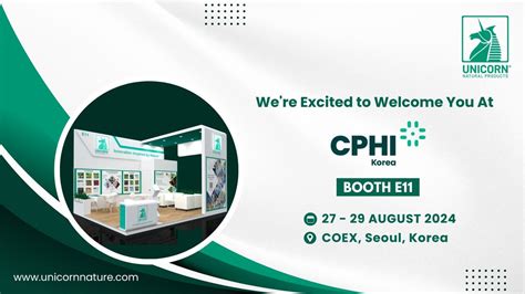 Cphi Korea 2024 Soulkorea Bangkok 27 August To 29 August