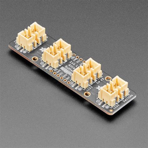 Adafruit Led Arcade Button 1x4 Stemma Qt I2c Breakout Stemma Qt
