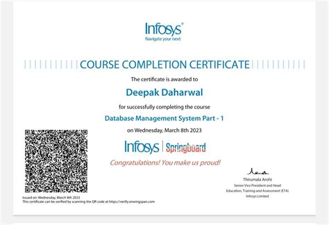 Deepak Daharwal On Linkedin Infosys Programming Share Lnct