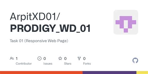 GitHub ArpitXD01 PRODIGY WD 01 Task 01 Responsive Web Page