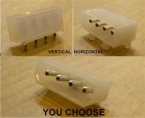 Buy This Molex Type Power Connector PCB Mount You Choose Vertical Or Horizontal At Our