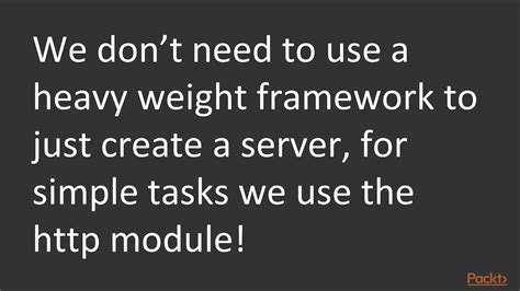 Server Side Programming With Nodejs For Beginners The Module Youtube