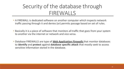 Database Security Threats And Countermeasurespptx
