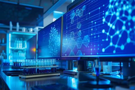 Premium Photo Artificial Intelligence Revolutionizing Drug Discovery Molecular Models On