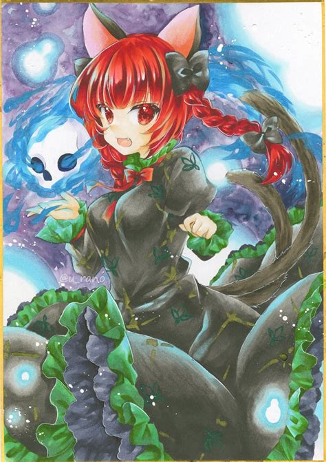 Kaenbyou Rin Touhou Drawn By Rano U Rano Danbooru