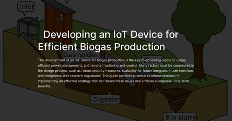 Developing An Iot Device For Efficient Biogas Production