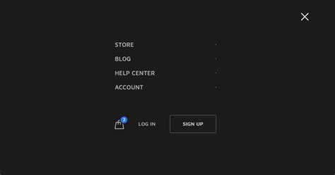 Fullscreen Navigation Documentation Nk