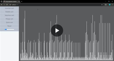 Sortingalgorithms Reactjs Visualization Webapplication Isteak
