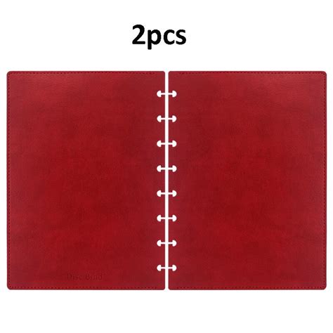 Mushroom Hole Notebook Cover Pu Leather Loose Leaf Grandado