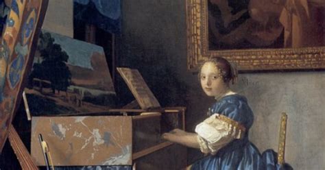 명화 속 여성 얀 베르메르―버지널 앞의 젊은 여인