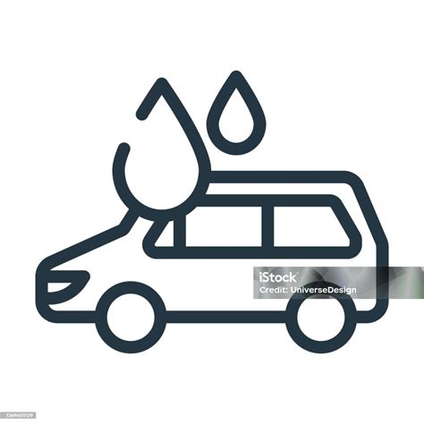 세차 얇은 라인 아이콘 자동 표지판 개념 격리 윤곽 기호에서 차량 선형 아이콘 웹 디자인 및 앱에 대한 벡터 그림 기호 요소입니다 0명에 대한 스톡 벡터 아트 및 기타