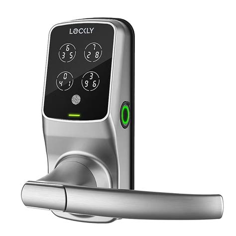 Lockly Secure Plus Smart Lock Bluetooth Replacement Latch With Touchscreen Fingerprint Sensor