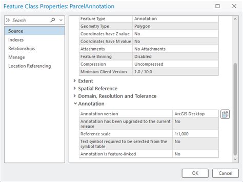 Indicate Whether Annotation Feature Classes Are Up Esri Community