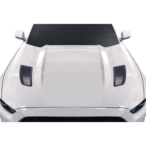 Duraflex® 119874 Gt1 Style Fiberglass Hood Vents Unpainted