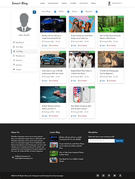 Smart Blog Blog Php Script By Smarteye Codester Smart Blog Blog Php Script By Smarteye Codester