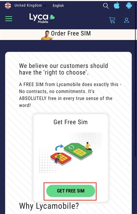 Lycamobile Sim으로 영국 전화번호 무료로 얻기 Prs Raum