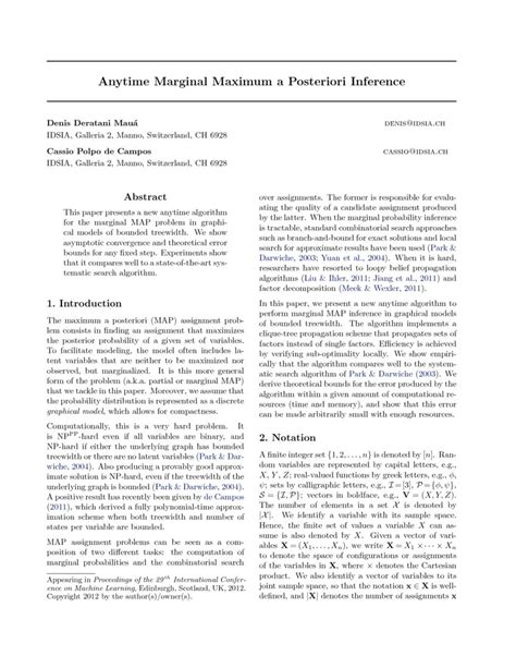 Anytime Marginal Map Inference Deepai