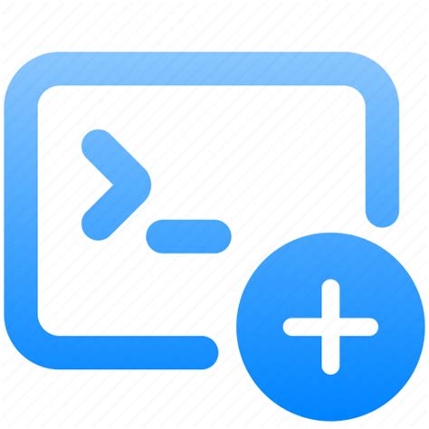 Terminal Plus Windows Pc Command Line Add Icon Download On Iconfinder