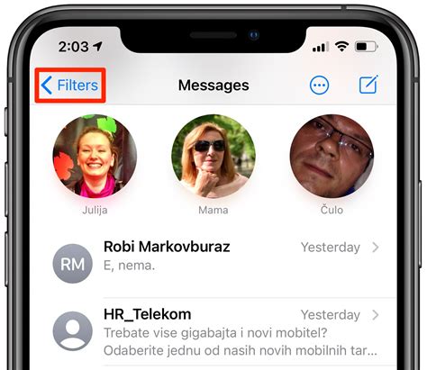 How To Filter Text Messages On Iphone And Ipad
