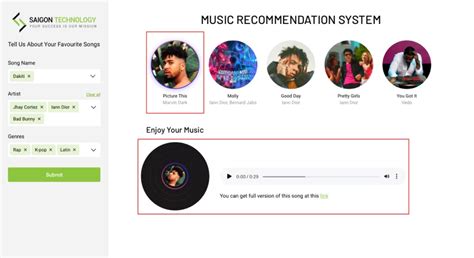 Music Recommendation System Sts Software Gmbh