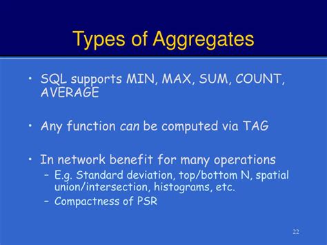 PPT TAG A Tiny Aggregation Service For Ad Hoc Sensor Networks