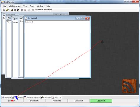 How To Embed My Custom Task Panel Under Mdiclient · Issue 37 · Dockpanelsuitedockpanelsuite