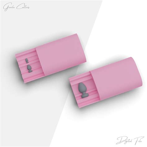 Stl File Butt Plug Bead Roller For Polymer Clay Sex Toy Shape Bead Making Tool Polymer Clay