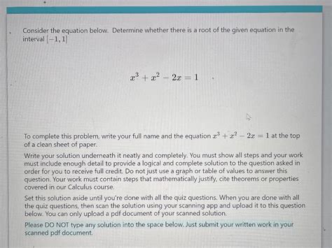 Solved Consider The Equation Below Determine Whether T