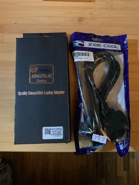 Hp Laptop Charger Full Set Computers Tech Parts Accessories Computer Parts On Carousell