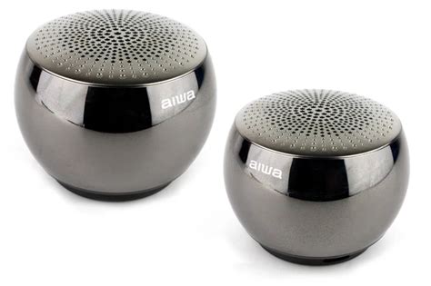 Aiwa Orb Wireless Bluetooth Portable Speaker Black Red Usb Rechargeable Picclick Uk