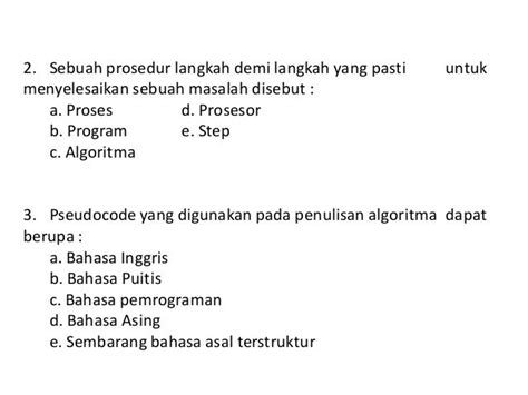 12 Pseudocode Yang Digunakan Pada Penulisan Algoritma Berupa