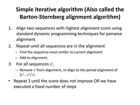 PPT Practical Multiple Sequence Algorithms PowerPoint Presentation