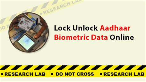 Lock Unlock Aadhaar Biometric Data Online To Keep Data Safe Guide