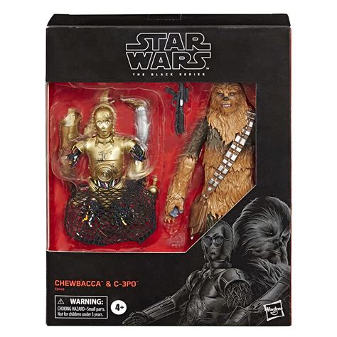 Amazon Exclusive 6 Black Series Chewbacca C 3PO Set Now Shipping Yakface Com