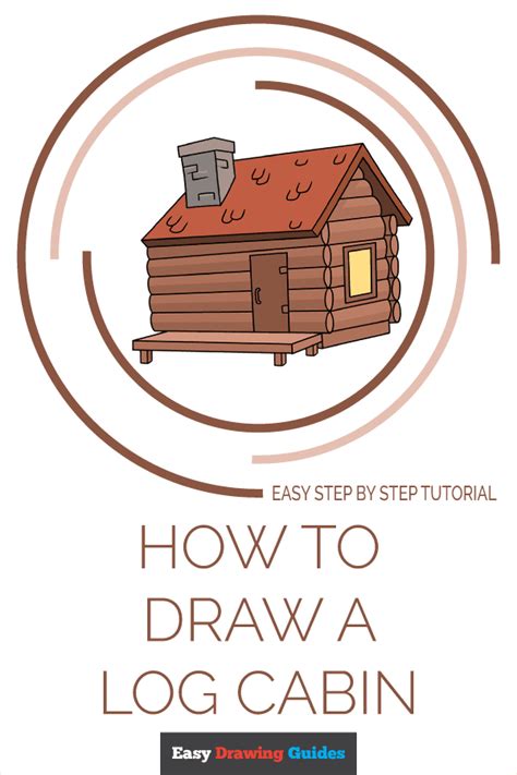 How To Draw A Log Cabin Really Easy Drawing Tutorial