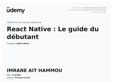 Reactnative Mobiledevelopment Javascript Appdevelopment Udemycertification Mobileapps