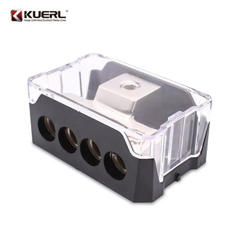 Wholesale High Quality Car Audio Power Distribution Block 4 Way Output Zinc Alloy 12v Power