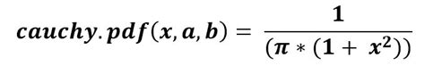 scipy stats Cauchy Python 布客GeeksForGeeks 人工智能中文教程
