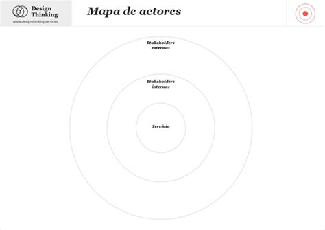 Plantilla Mapa De Actores Herramienta Design Thinking Pdf Pdf