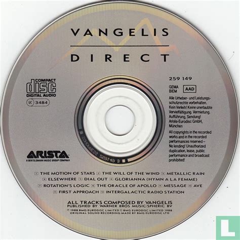 Direct Cd 259 149 1988 Papathanassiou Evanghelos Lastdodo