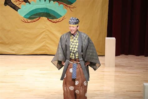 「和泉元彌」さんをお迎えし、「狂言」を鑑賞！ 宣真高等学校