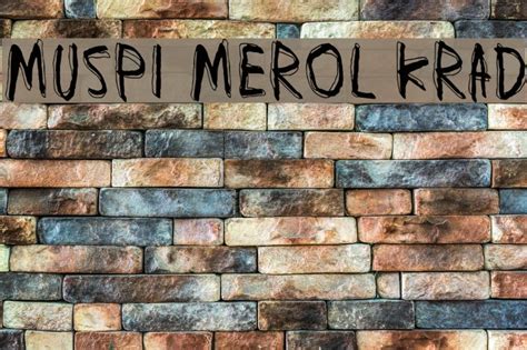 Muspi Merol Krad Font