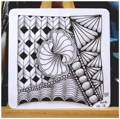 Step By Step Tangle Patterns