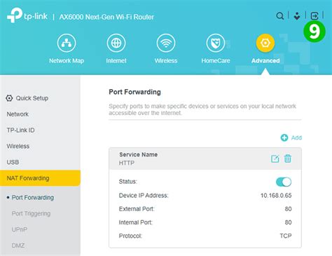 Enable Port Forwarding For The TP Link Archer AX6000 CFos Software