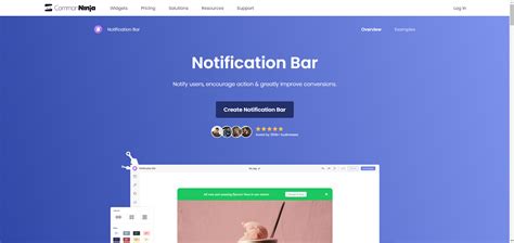 Top Notification Bar Widgets Plugins For Websites In