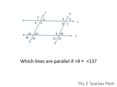 Proof Of Parallel Lines And Angles