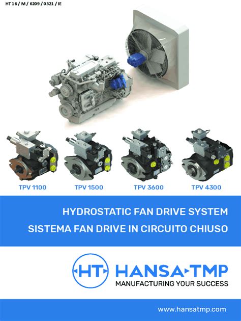 Compilabile Online Hydrostatic Fan Drive System Closed Loop Axial Piston Fax Email Stampa