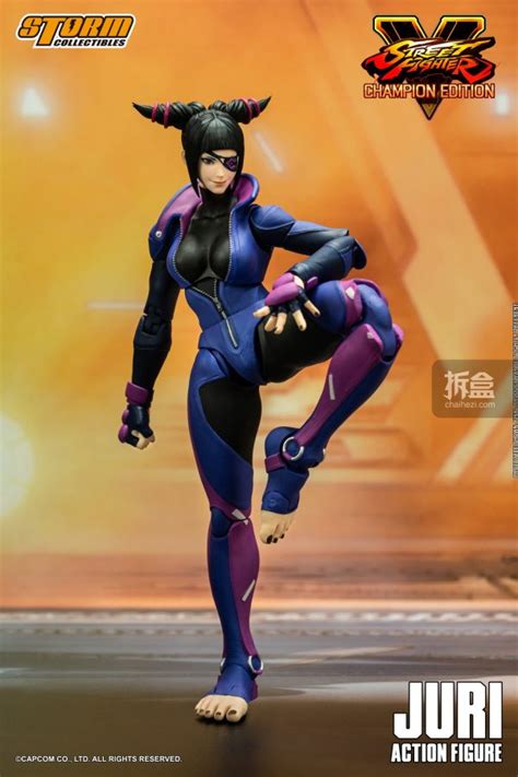 STORM TOYS 街头霸王V 朱莉JURI 6寸正版授权游戏可动人偶 拆盒