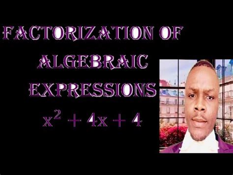 Factorization Of Algebraic Expressions YouTube
